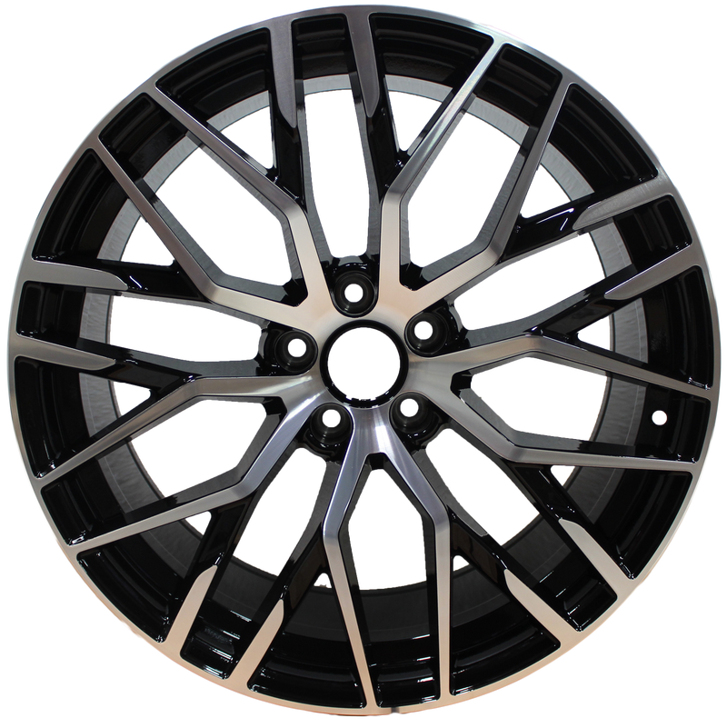 21 INCH RIMS AUDI S LINE R8 STYLE Q3 QS3 Q5 SQ5 Q7 SQ7 MESH MACHINED W ...