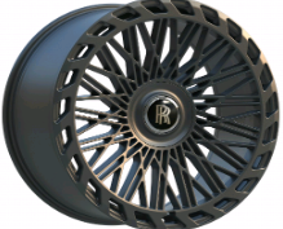 24 Inch Rims fit Range Rover Sport / Full Size HSE SVR Style Satin Bla ...