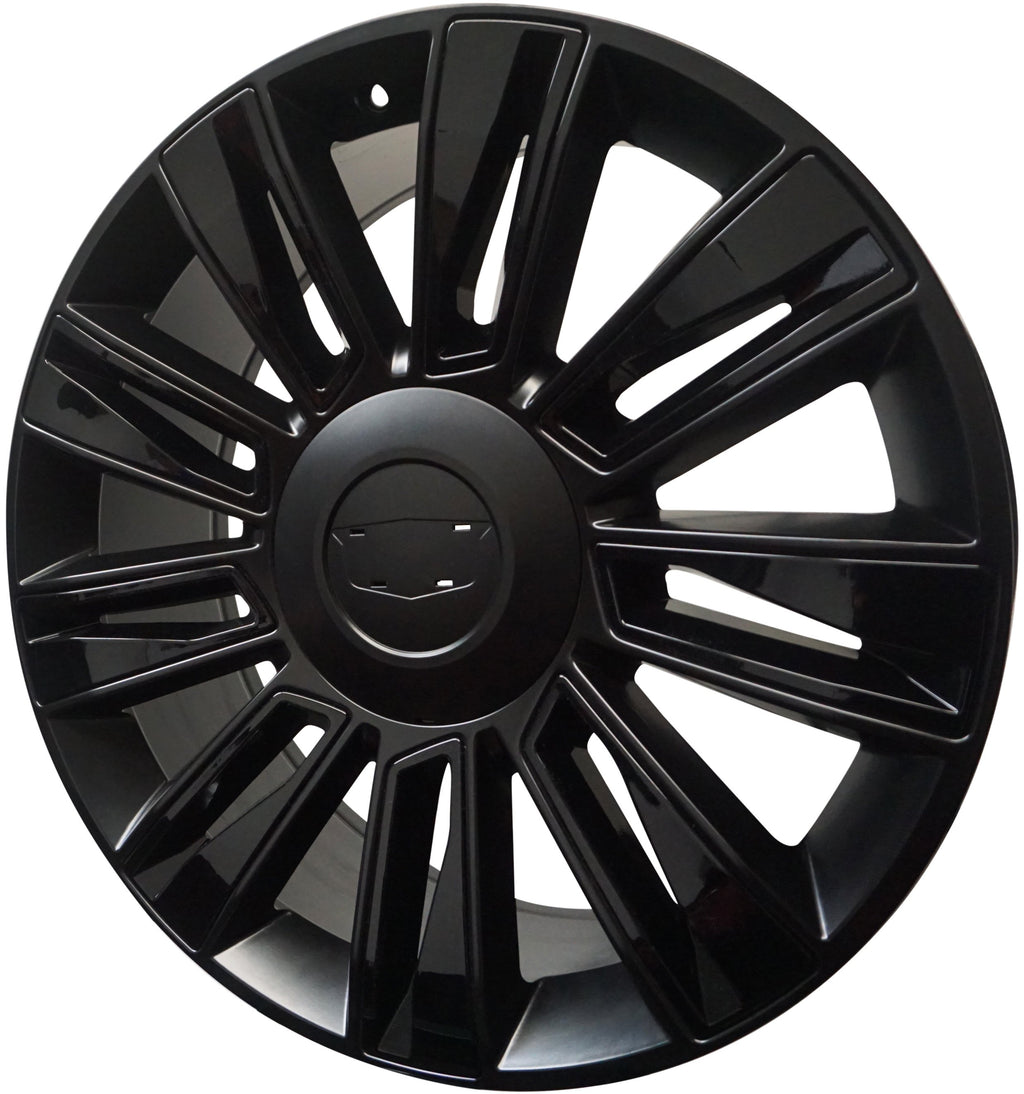 26 INCH RIMS ESCALADE SUV & ESV PLATINUM BLACK SIERRA TAHOE YUKON WHEE ...