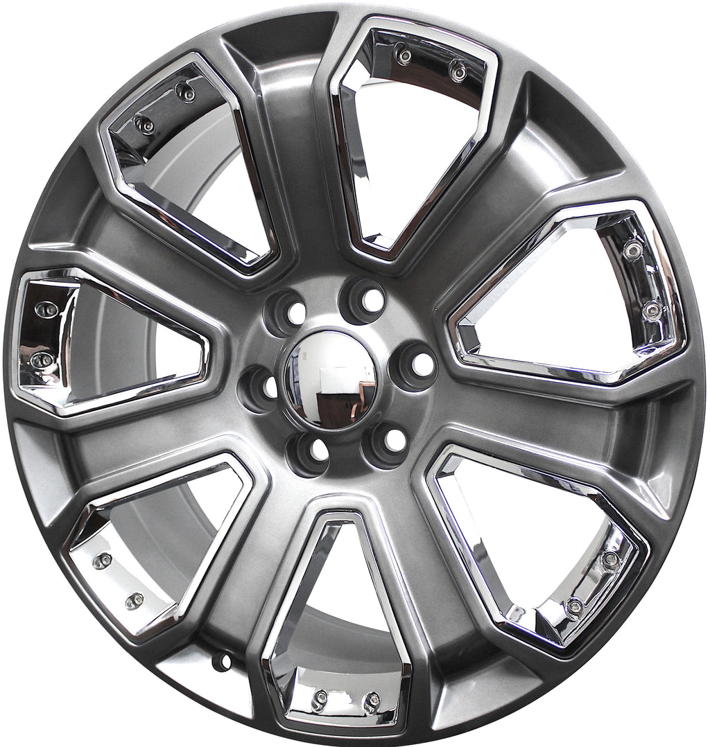 24 Inch Chevy/GMC Rims Tahoe Yukon Sierra Silverado Suburban Avalanche ...